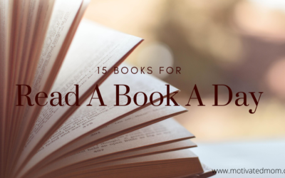 15 Books For Read A Book A Day - Motivated Mom