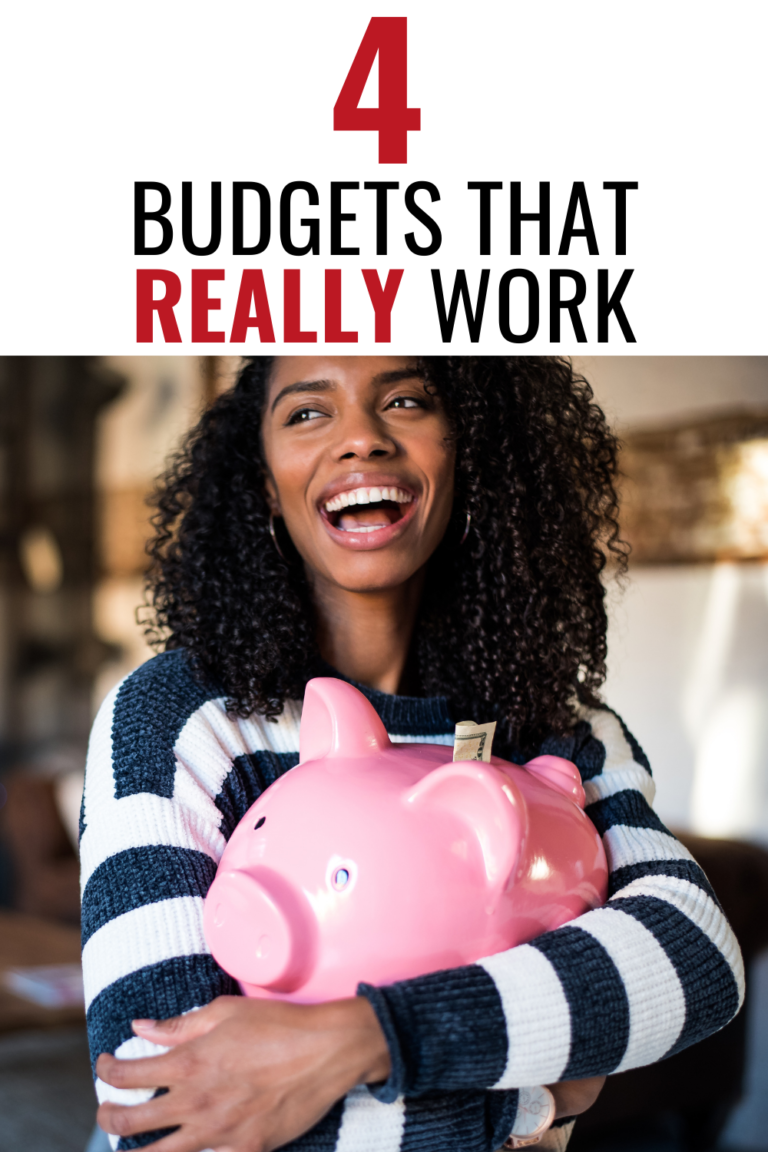4 Types Of Budgets That Really Work - Motivated Mom
